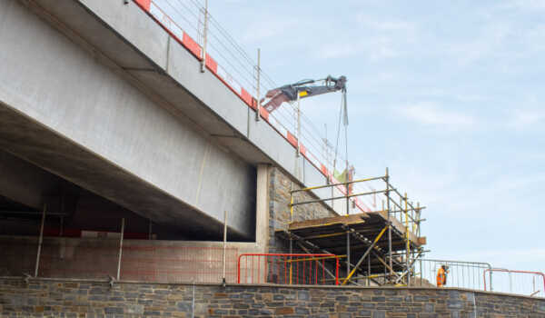 Carriageway & Bridge | Stone Cladding | Scaffolding | South Wales