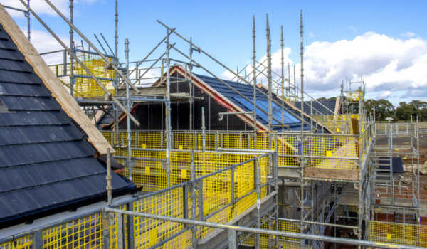 Barratt Homes | Laurel Chase | Morpeth | Contract Scaffolding