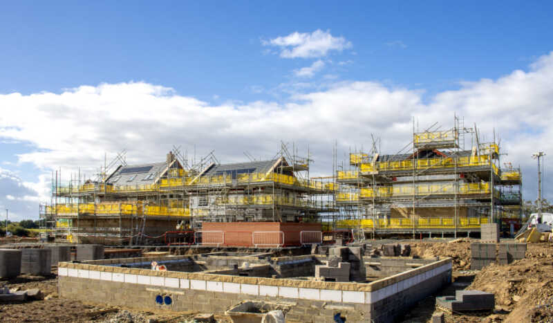 Barratt Homes | Laurel Chase | Morpeth | Contract Scaffolding